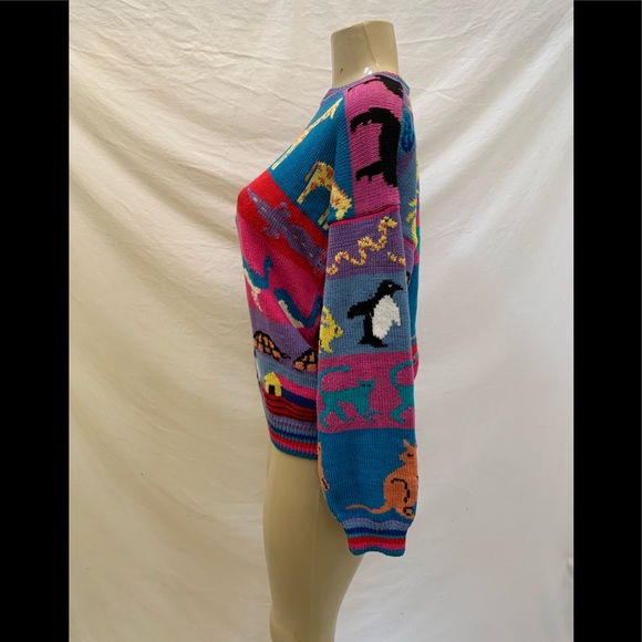 Christine Foley | Sweaters | Vtg Christine Foley Sz Small Multicolored ...